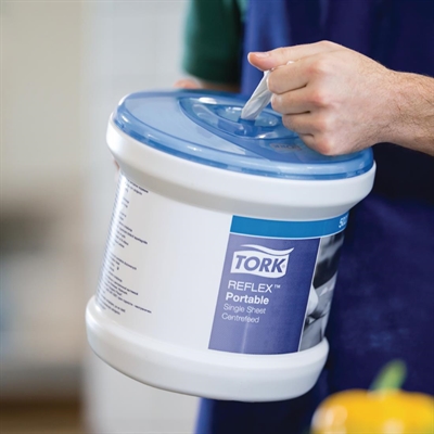 Tork Reflex Portable Dispenser and Blue Roll Starter Pack - DC488 - Buy ...