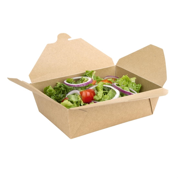 Fiesta Compostable Paperboard Food Cartons 1800ml / 63oz (Pack of 200 ...