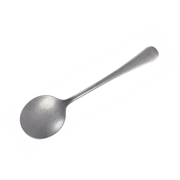 Churchill Tanner Vintage Stainless Steel Soup Spoons (12 Pack) - EDX144 ...