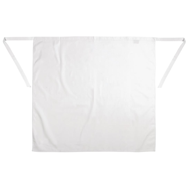 Whites Regular Waist Apron White - A501 - Buy Online at Nisbets
