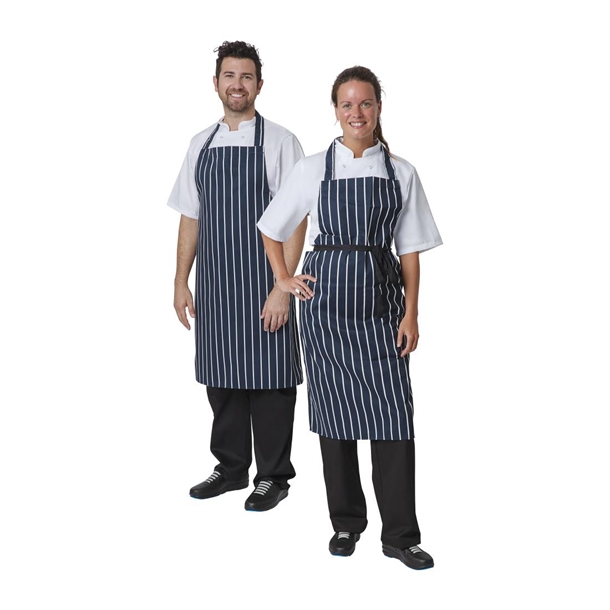 Butchers Apron - Striped Apron - Traditional Butcher's Uniform | Nisbets