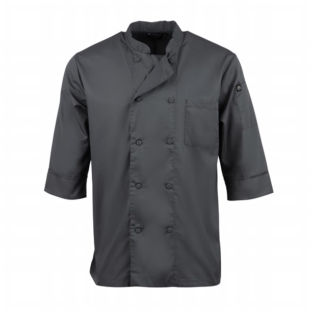 Chef Works Unisex Chefs Jacket Grey - P_A934 - Buy Online at Nisbets