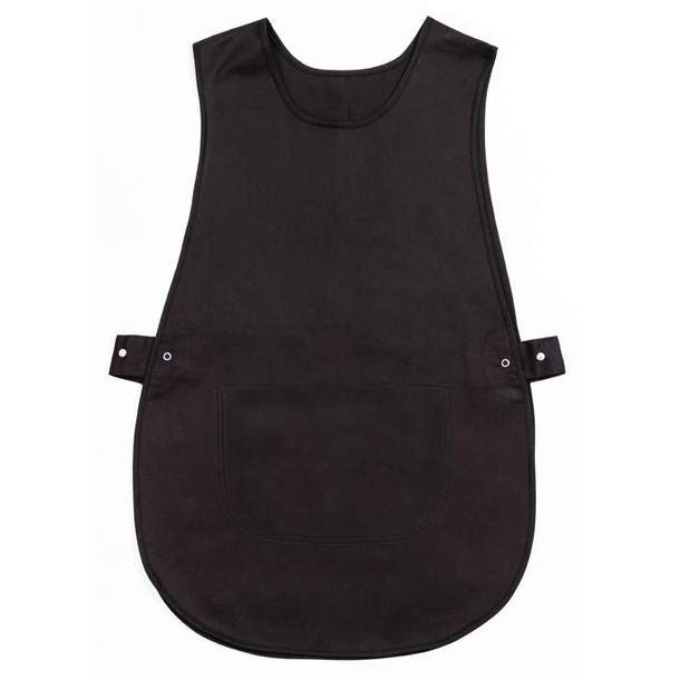 Whites Tabard With Pocket Black - B046 - Buy Online at Nisbets