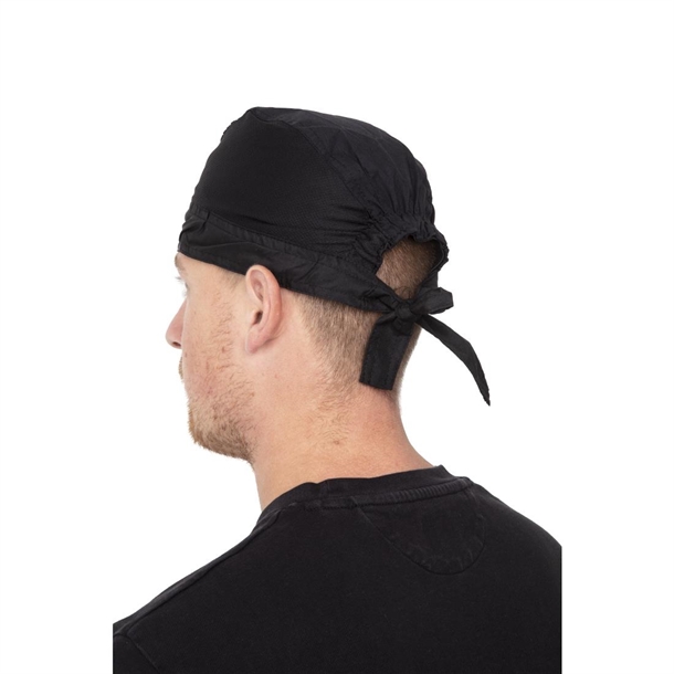 Whites Chef Bandana Black - B390 - Buy Online at Nisbets