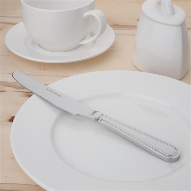 Olympia Bead Table Knife - C125 - Buy Online at Nisbets