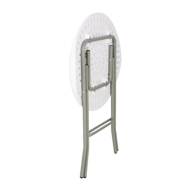 Bolero Round Folding Table Granite White 600mm (Single) - CA998 - Buy ...