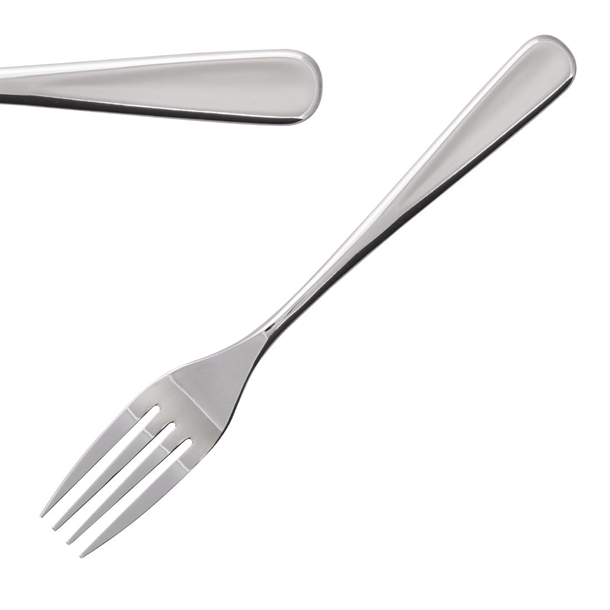 Olympia Roma Table Fork 18/10 (Box 12) - CB627 - Nisbets