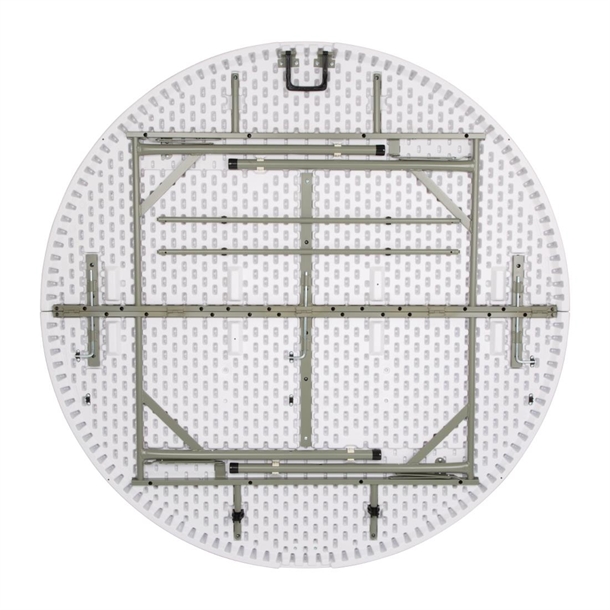 Bolero 5ft Round Folding Table White - CC506 - Buy Online at Nisbets
