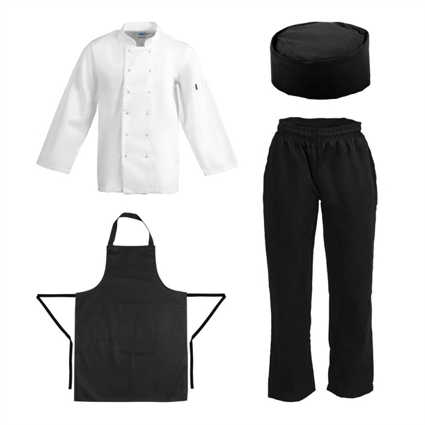 Whites Unisex Chef Clothing Bundle 7 - CCBD7 - Nisbets