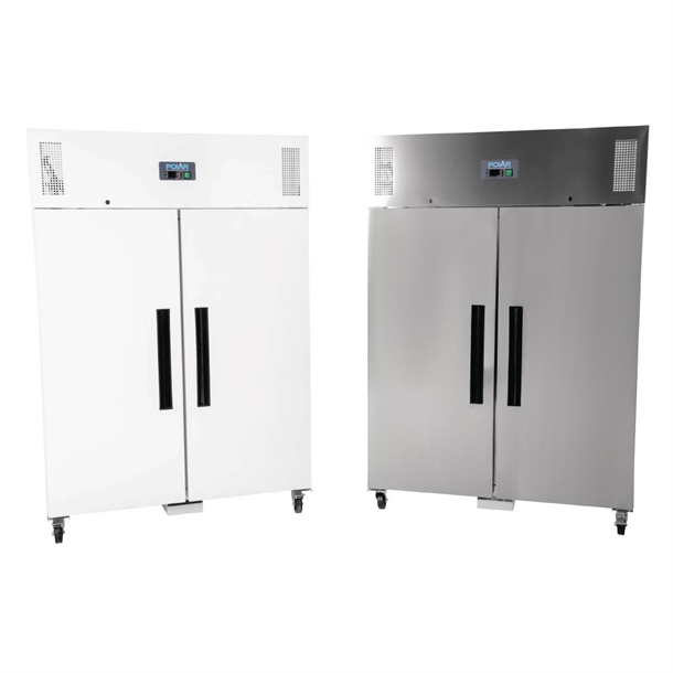 Polar G-Series Upright Double Door Freezer 1200Ltr White - CD616 - Buy ...