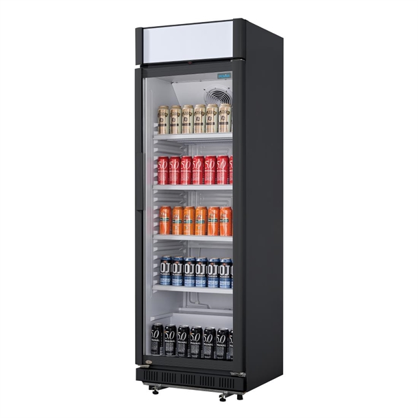 Nisbets Essentials Upright Display Cooler with Light Box 346Ltr - CJ794 ...