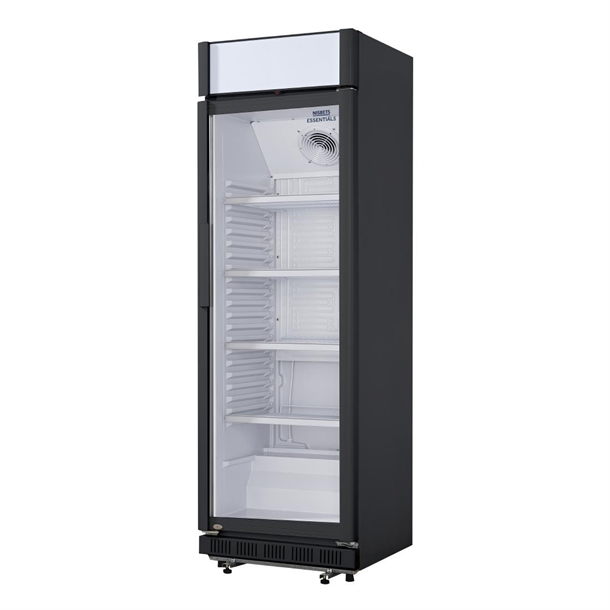 Nisbets Essentials Upright Display Cooler with Light Box 346Ltr - CJ794 ...