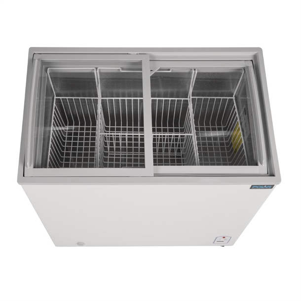 Polar G-Series Display Chest Freezer 200Ltr - GM498 - Buy Online at Nisbets