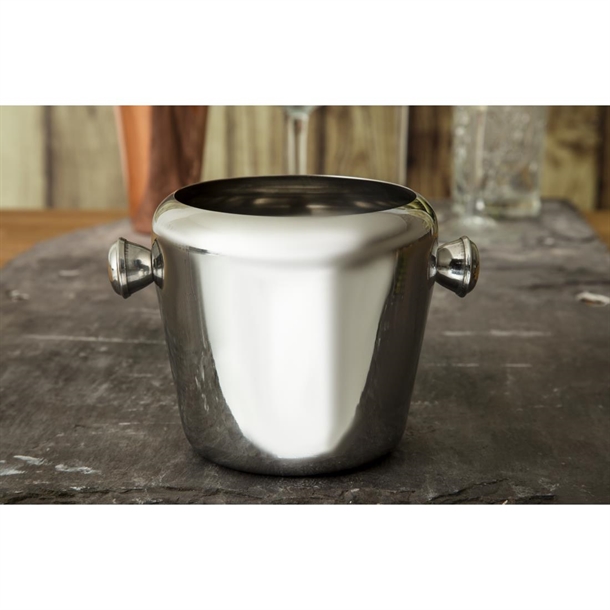 Olympia Mini Ice Bucket Stainless Steel 1Ltr - CM863 - Buy Online at ...