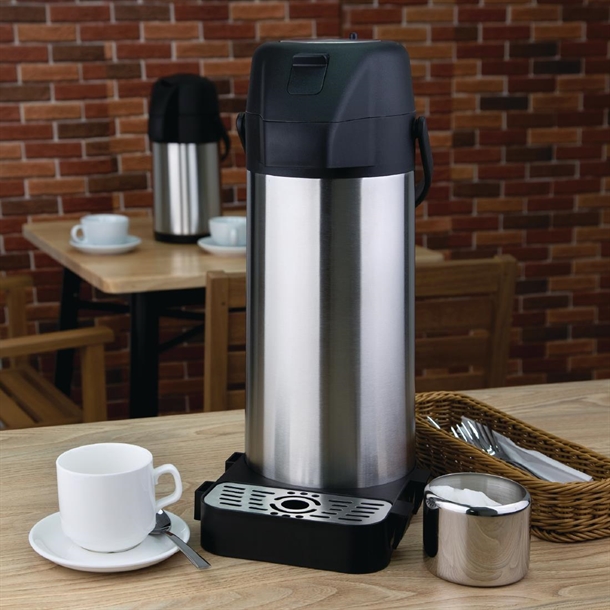 Olympia Stainless Steel Topped Pump Action Airpot 3Ltr - CN641 - Buy ...