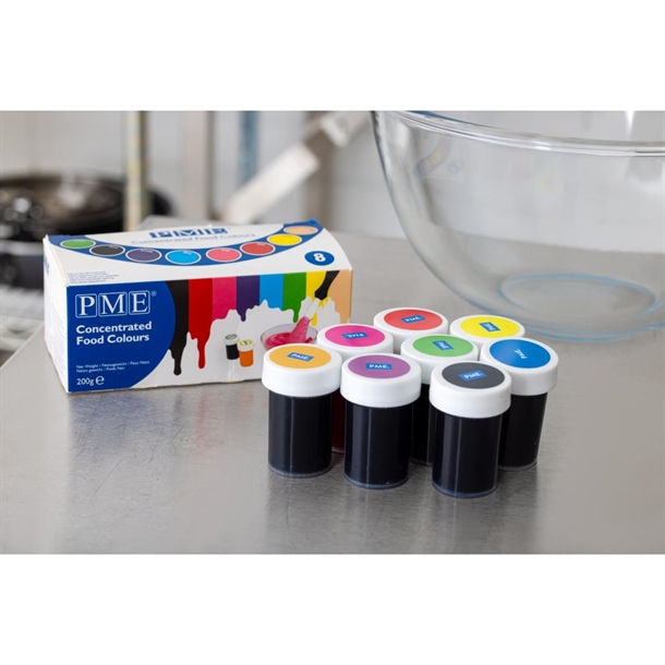 PME Paste Colours Set (Pack of 8) - CN884 - Buy Online at Nisbets