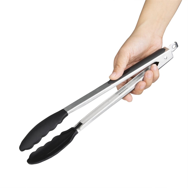 Vogue Heavy Duty Locking Tongs 300mm - CS771 - Buy Online at Nisbets