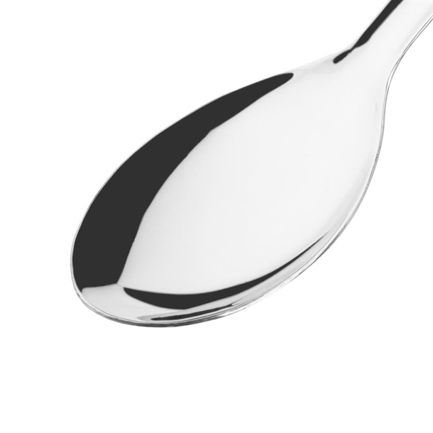 Vogue Serving Spoon Black Handle 340mm - CS910 - Buy Online at Nisbets