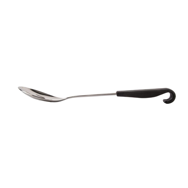 Vogue Slotted Serving Spoon Black Handle 340mm - CS911 - Buy Online at ...