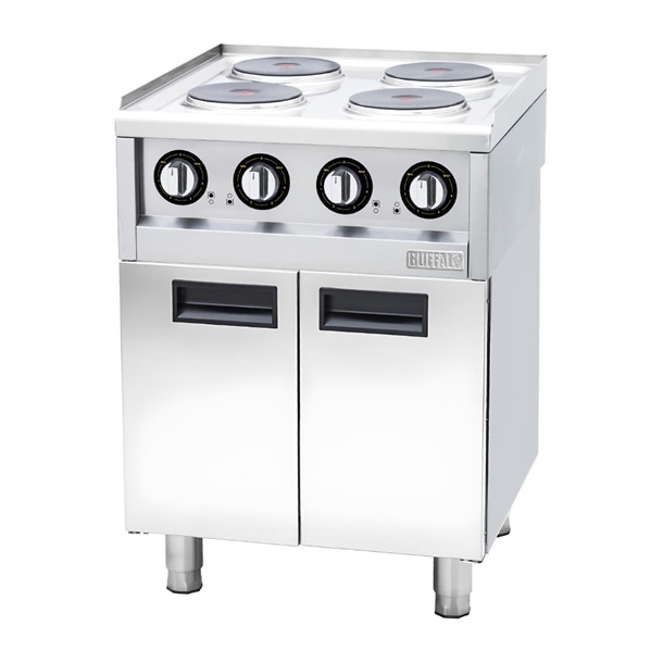 Buffalo 600 Series 4 Ring Electric Hob - CU471 - Buy Online at Nisbets