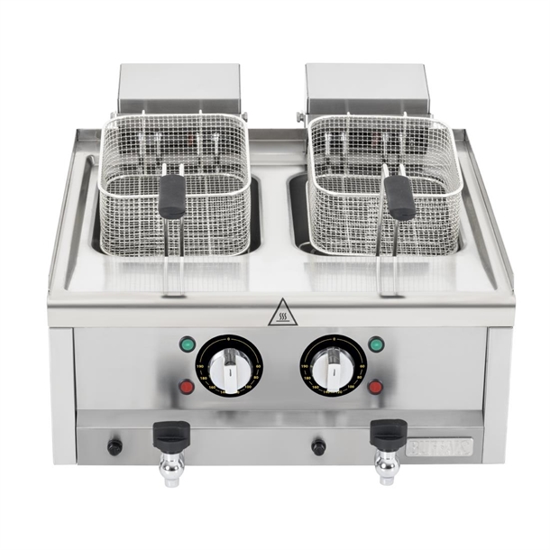 Buffalo 600 Series Twin Tank Electric Fryer 2 x 8Ltr - CU477 - Buy ...