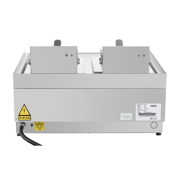 Buffalo 600 Series Twin Tank Electric Fryer 2 x 8Ltr - CU477 - Buy ...