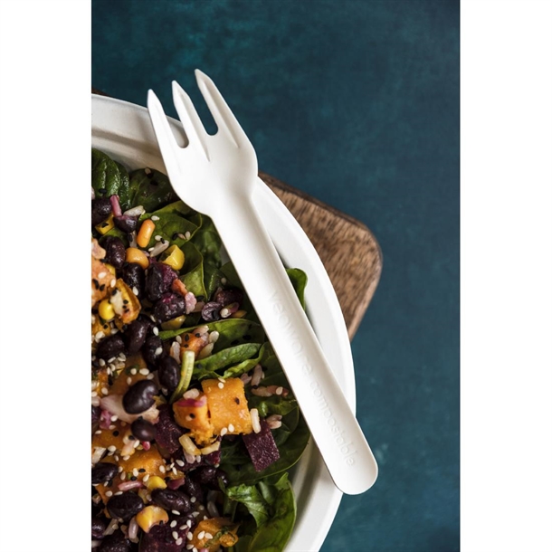 Vegware Compostable Paper Fork (Pack 1000) - CU543 - Buy Online at Nisbets