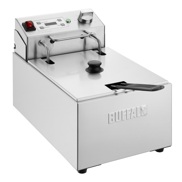 Friteuse électrique simple avec minuterie Buffalo 5L - CU622 - Nisbets