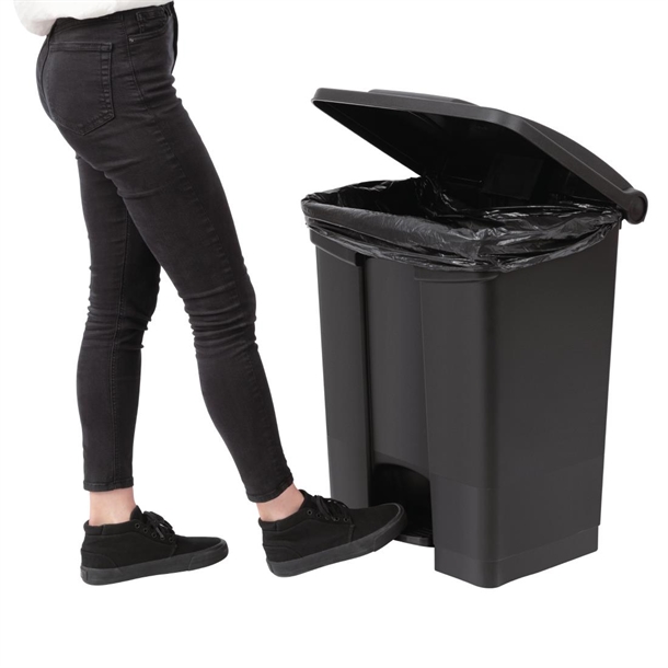 Jantex Kitchen Pedal Bin Black 65Ltr - CW723 - Buy Online at Nisbets