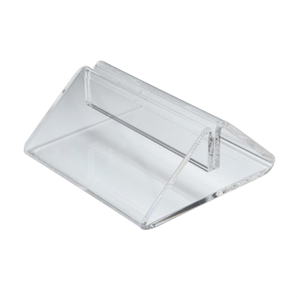 Beaumont Clear Perspex Tent Menu Holder - CZ425 - Nisbets