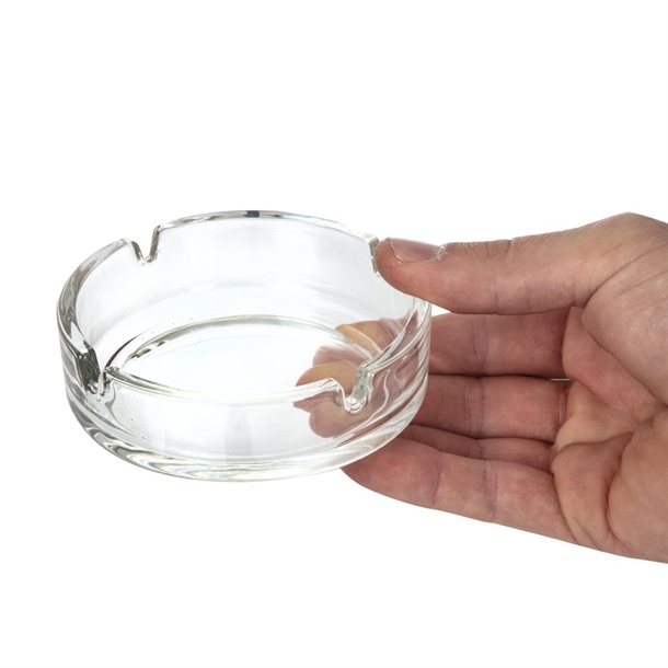 Olympia Small Stackable Glass Ashtrays (Pack of 24) - D865 - Buy Online ...