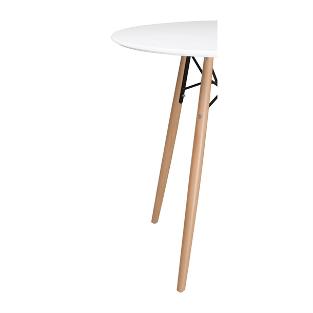 Bolero Arlo Table Round White 798mm - DB218 - Buy Online at Nisbets