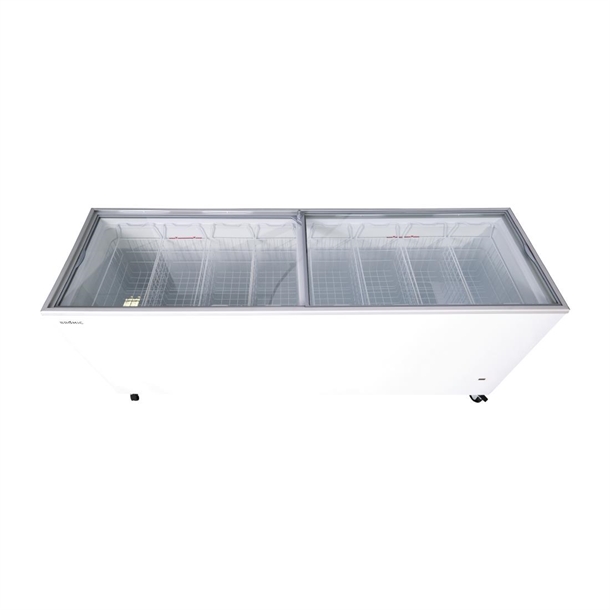Bromic CF0700FTFG-NR Display Chest Freezer - Flat Glass Top - 670Ltr ...
