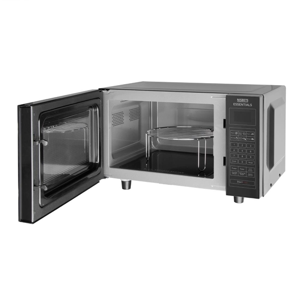 Nisbets Essentials Flatbed Microwave 21ltr 750W - DJ610-A - Buy Online ...