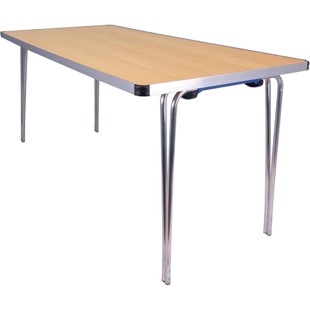 Gopak Contour Folding Table Beech 5ft - DM601 - Nisbets
