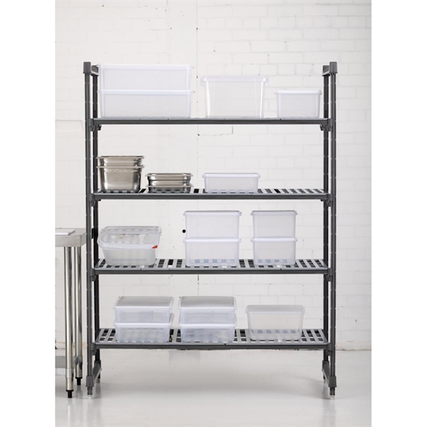 Cambro Stationary Vented 4 Shelving Unit 1830 x 1375 x 610mm - DM775 ...