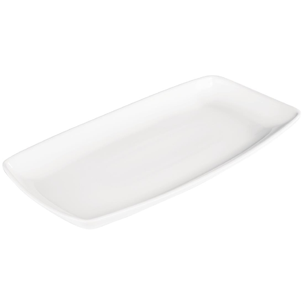 Churchill X Squared Oblong Plates 197x 102mm (12 Pack) - DP231 - Nisbets