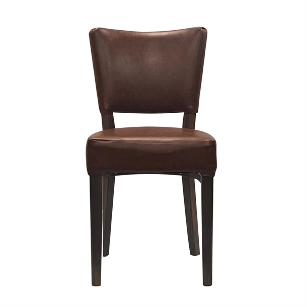 Oregon Dining Chair with Bison Espresso Vinyl (Pack of 2) - DP659 - Buy ...