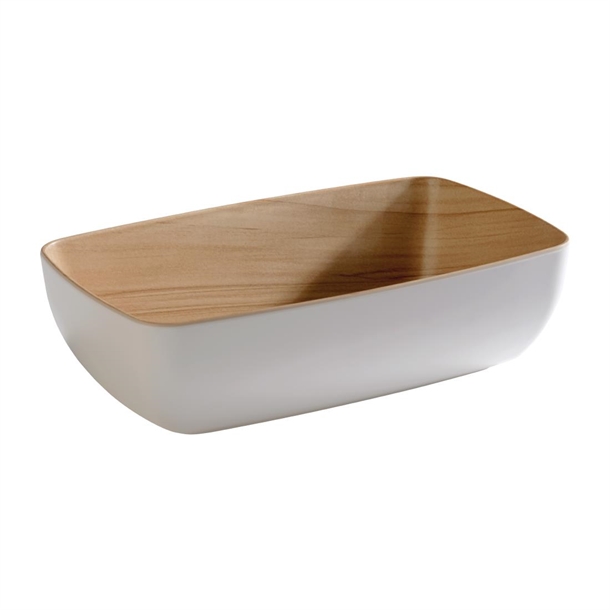 APS Frida Bowl GN1/4 White - DW061 - Nisbets