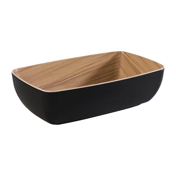 APS Frida Bowl GN1/4 Black - DW062 - Nisbets