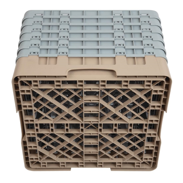 Cambro Camrack Beige 49 Compartments Max Glass Height 298mm - DW563 ...