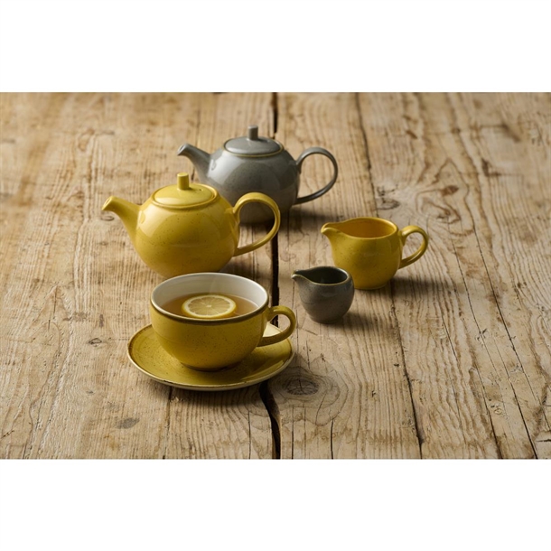 Churchill Stonecast Mustard Seed Teapot 426ml (Pack of 4) - DX045 - Buy ...