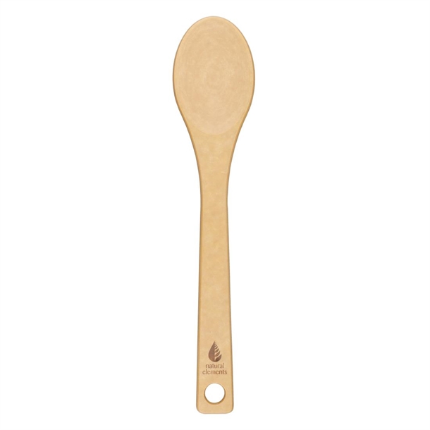Natural Elements Wood Fibre Basting Spoon 4'' - DX352 - Nisbets