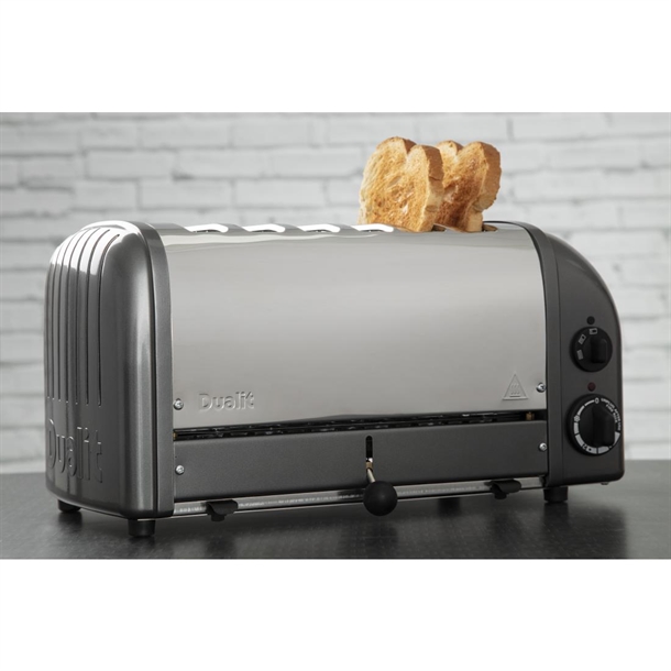 Dualit 6 Slice Vario Toaster Charcoal 60156 - E269 - Buy Online at Nisbets