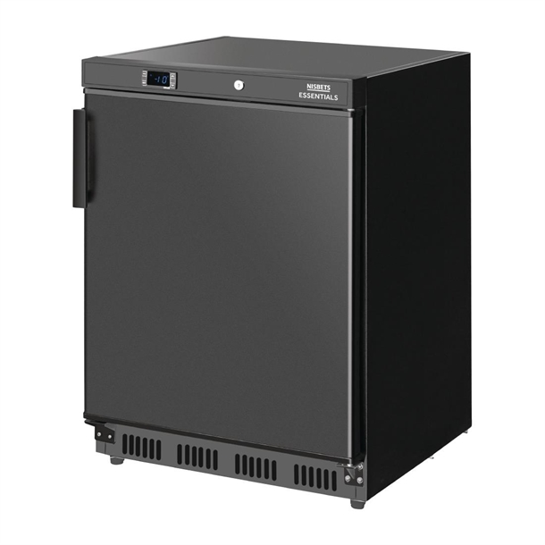 Nisbets Essentials Undercounter Freezer Black - 140Ltr - FB047 - Buy ...