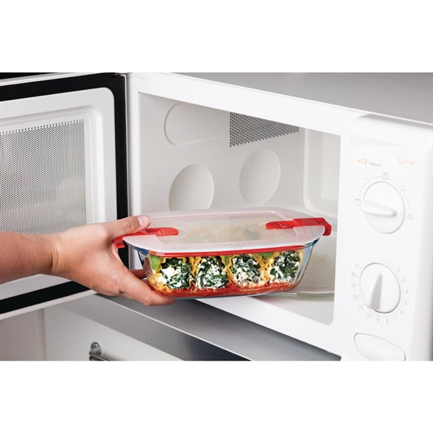 Pyrex Cook and Heat Rectangular Dish with Lid - P_FC366 - Buy Online at ...