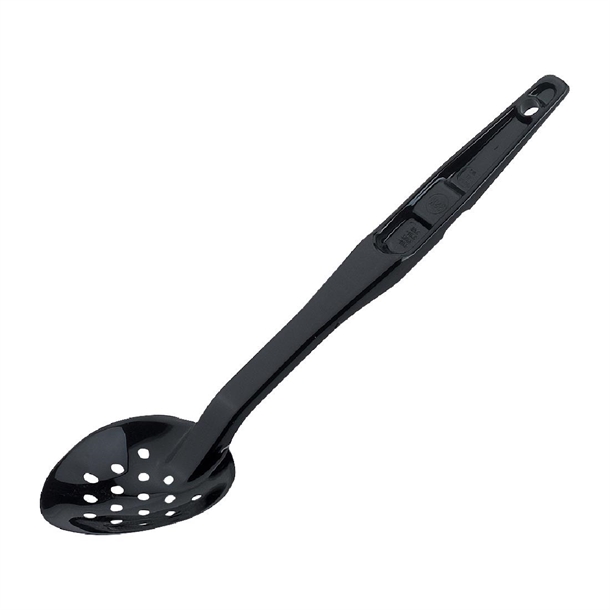 Cambro Polycarbonate Perforated Deli Spoon Black 330mm - FL999 - Nisbets