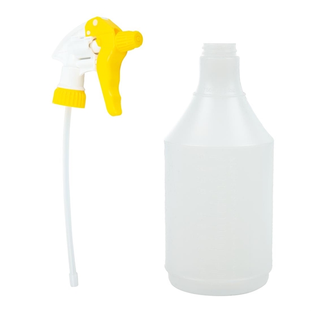SYR Trigger Spray Bottle Yellow 750ml - FN298 - Nisbets