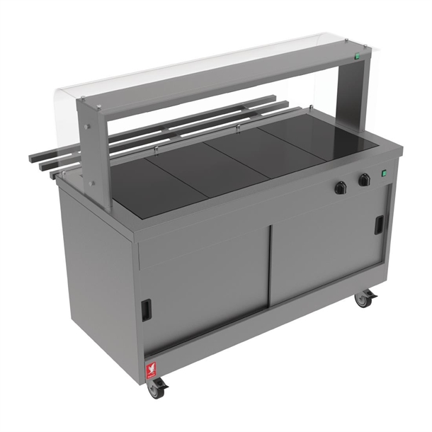 Falcon Hot Cupboard Servery Counter with Gantry FC4 - P_FS020 - Nisbets