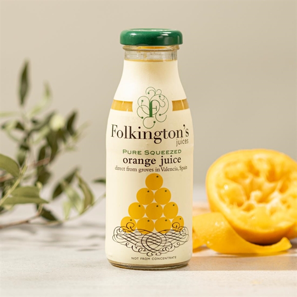 Folkington's Juices Orange Glass Bottle 250ml (Pack of 12) - FU461 ...